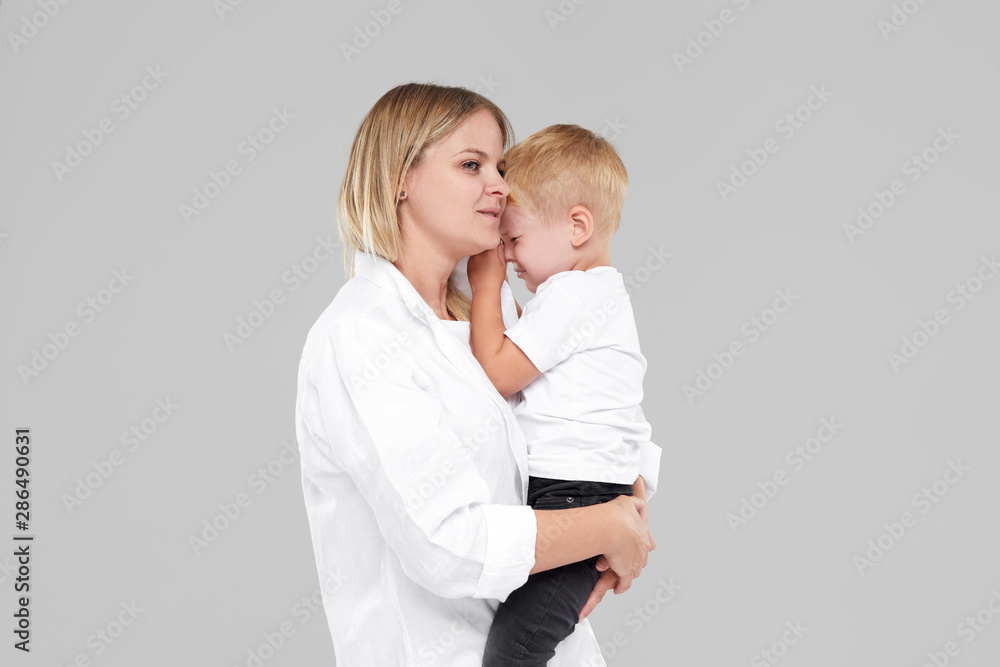 A Girl Crying In A Boys Arms