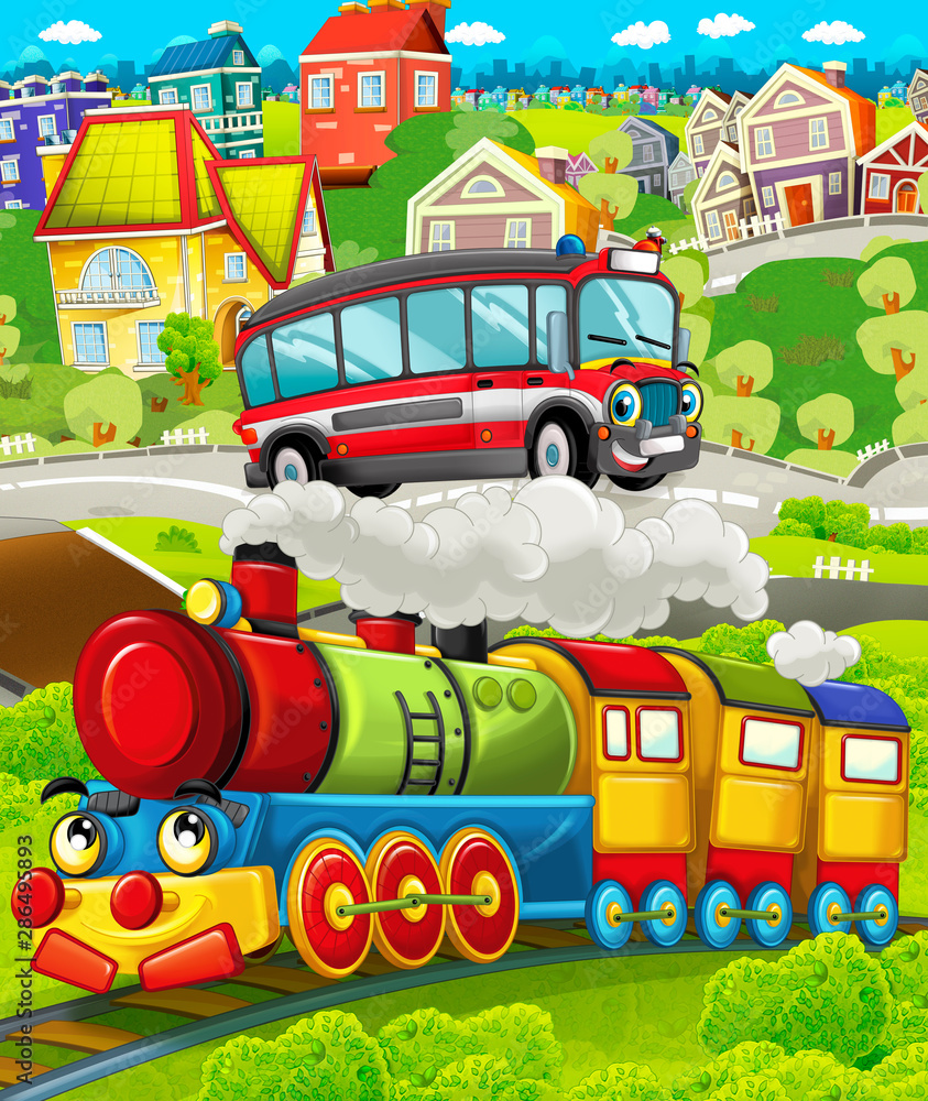 Cartoon Train Cars
