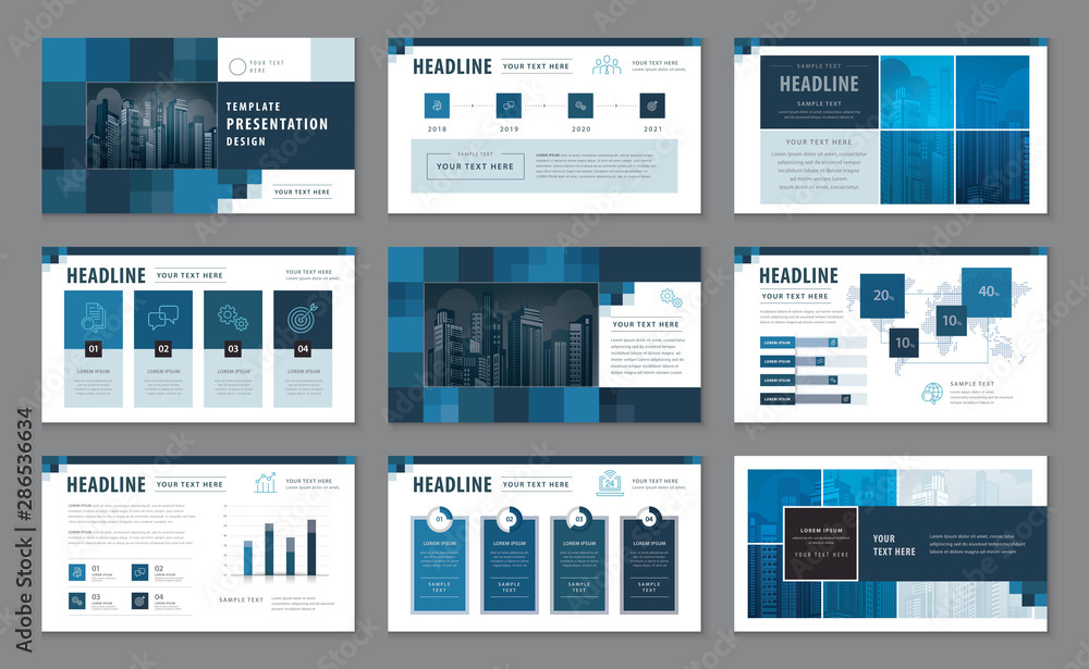 Abstract Presentation Templates, Infographic elements Template design ...