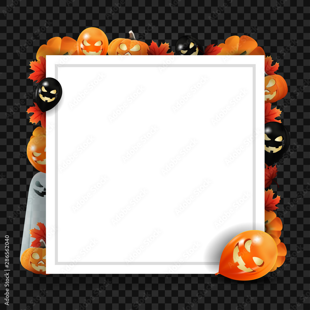 Halloween Border Paper Template