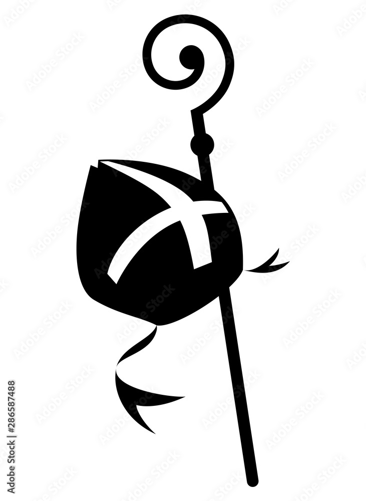 Kabouter Zwart Wit Silhouet