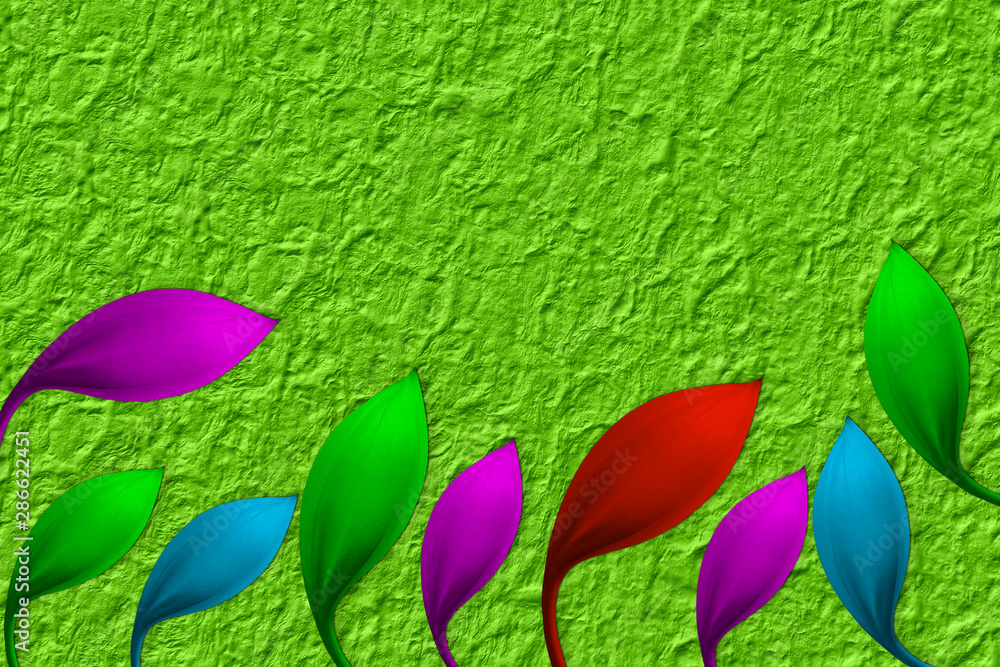 Colorful Flower Border Design