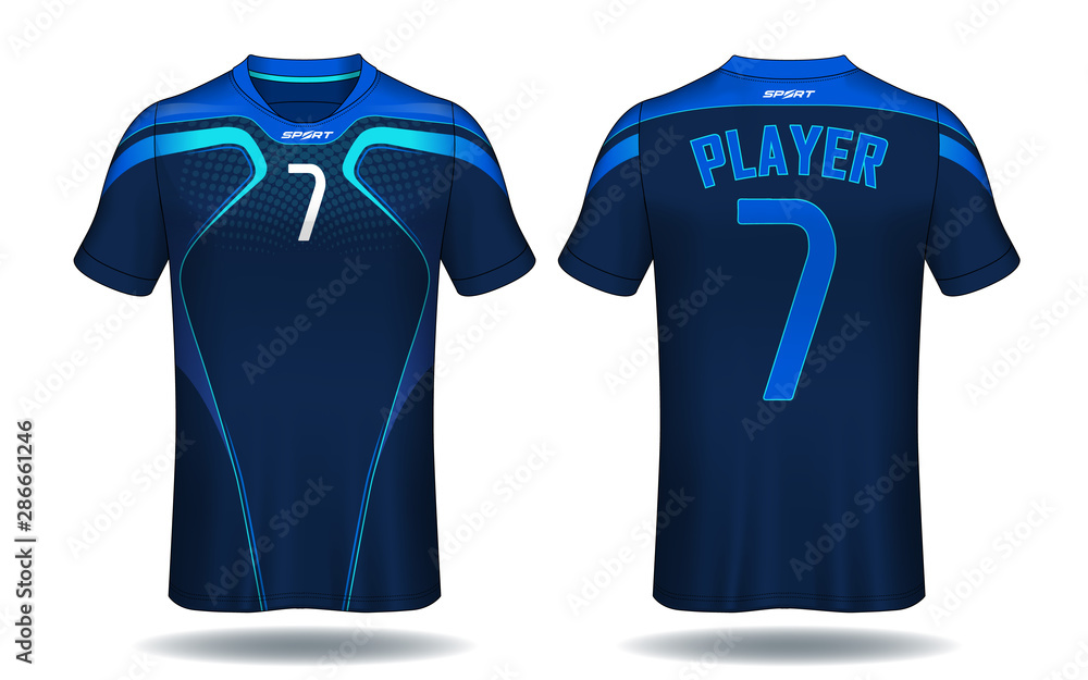 Soccer jersey template.sport t-shirt design. Stock Vector | Adobe Stock