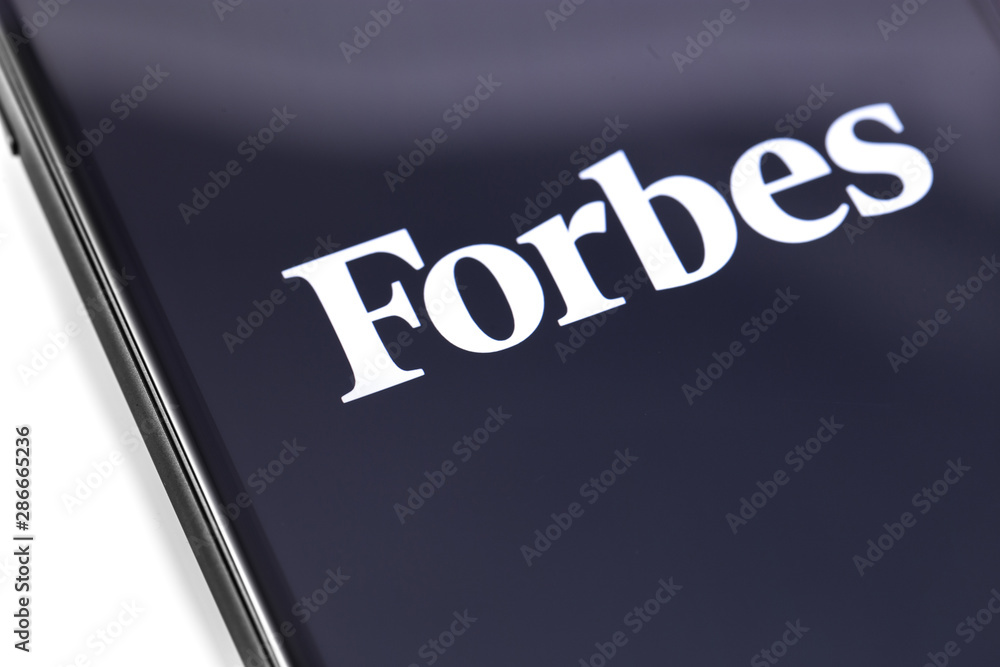 Forbes Logo White