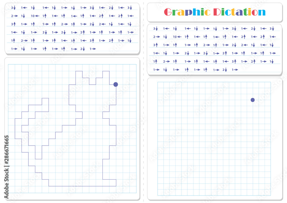 Draw a picture on the arrows. Worksheet for kids Stock Vector | Adobe Stock