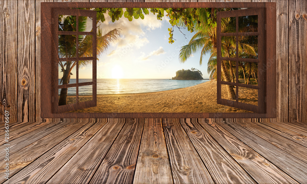 3d nature wallpaper and background stone brick Stock Photo | Adobe Stock