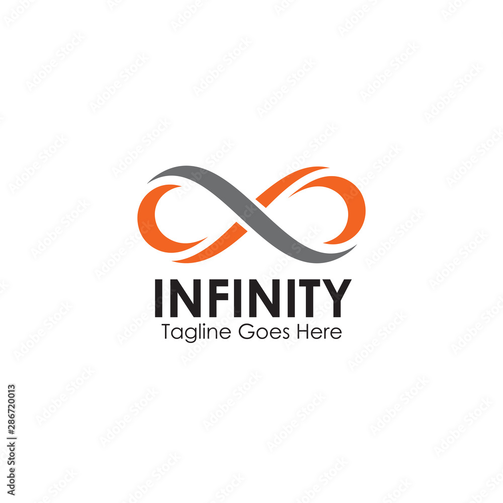 Infinity logo design inspiration vector template Stock Vector | Adobe Stock