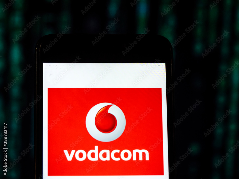 Kiev, Ukraine, November 22, 2018, illustrative editorial. Vodacom ...