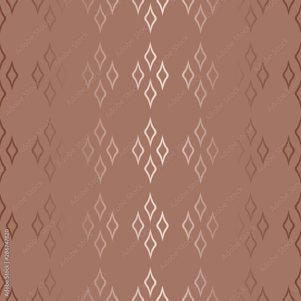 seamless texture, geometric rhombus pattern. rose gold, tile glitter ...