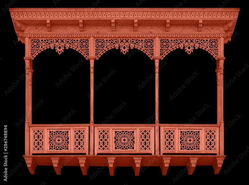Foto de Elements of architectural decorations of buildings, gypsum ...