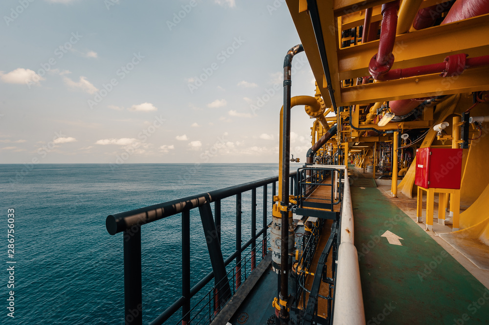 FPSO offshore vessel deck Stock Photo | Adobe Stock