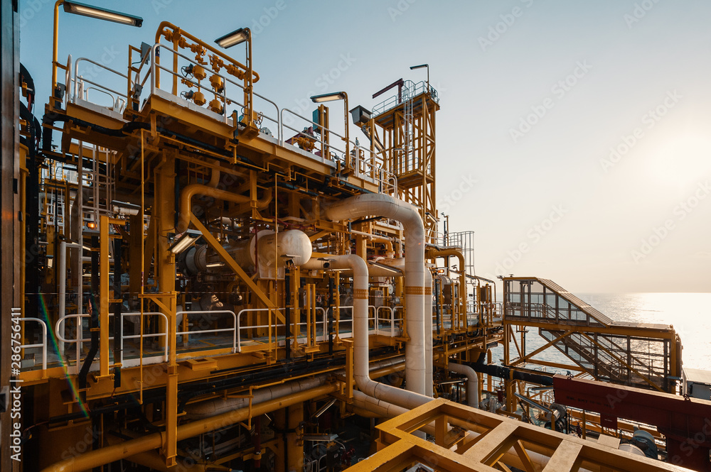 Side view of FPSO vessel Stock Photo | Adobe Stock