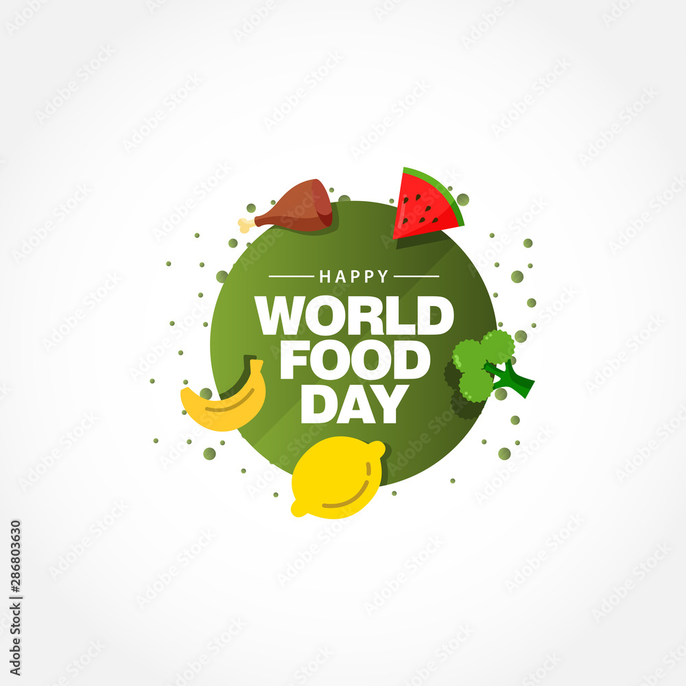 World food day design template Stock Vector | Adobe Stock