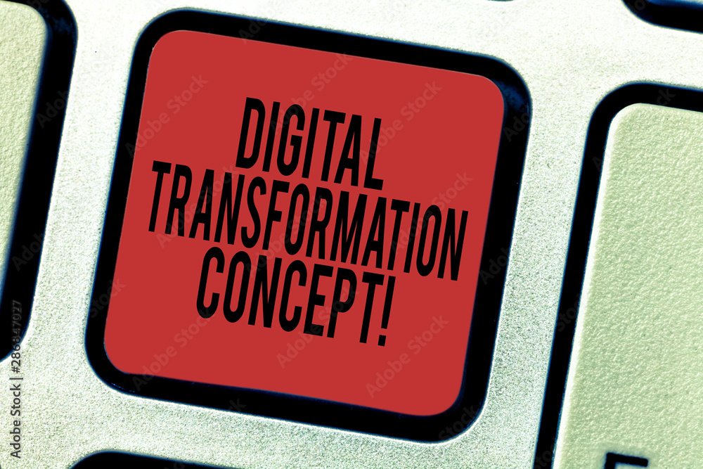 Word writing text Digital Transformation Concept. Business concept for ...