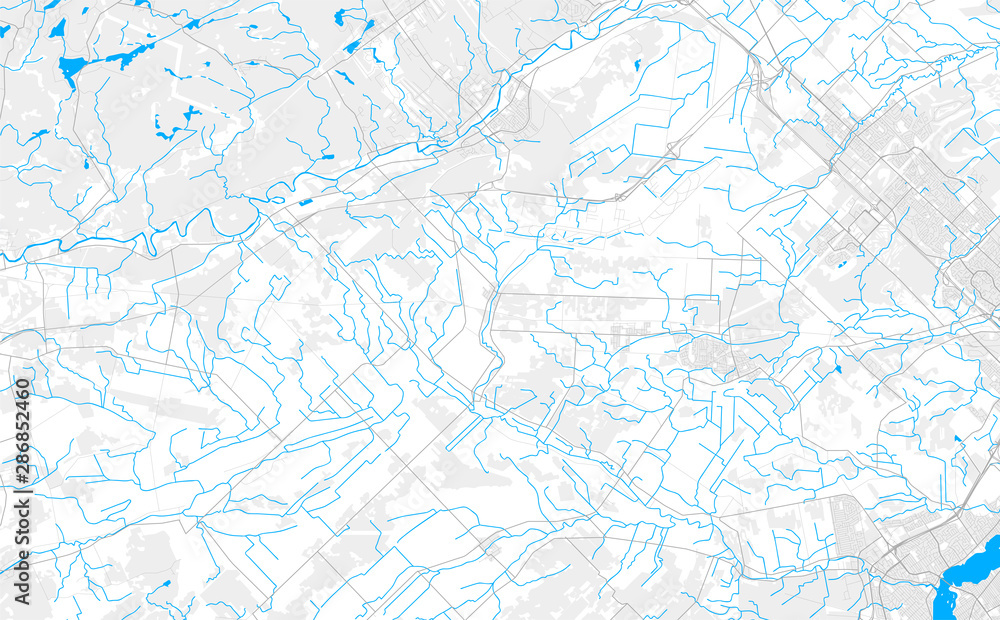 Rich detailed vector map of Mirabel, Quebec, Canada Stock Vector ...