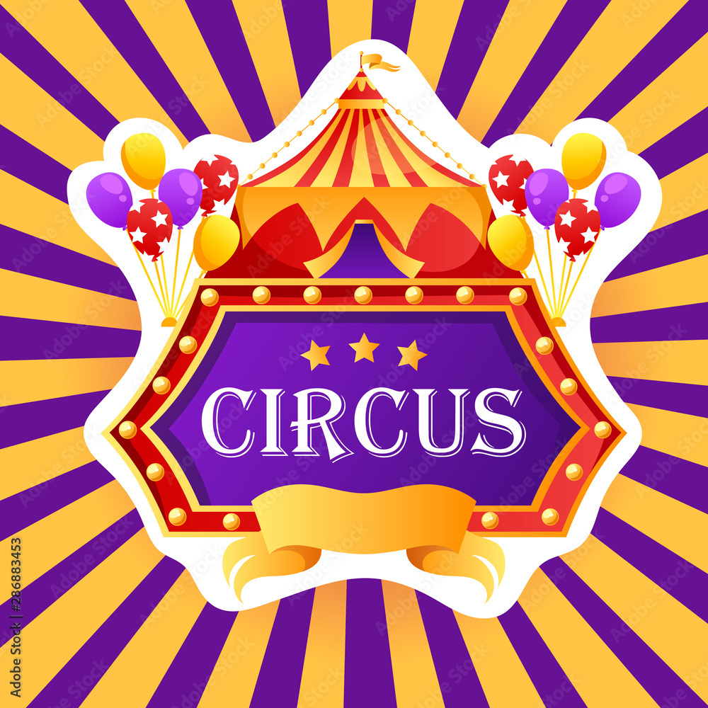 Circus Banner Vector