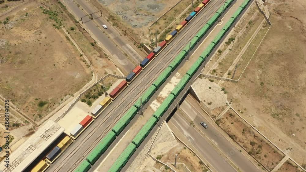 Africa import export and trade - cargo trains on Ethiopia - Djibouti ...