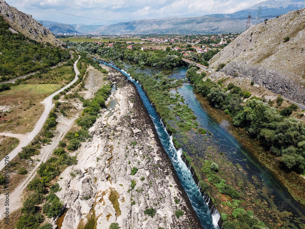 The Confluence of Neretva and Buna River have remarkable river gorge ...