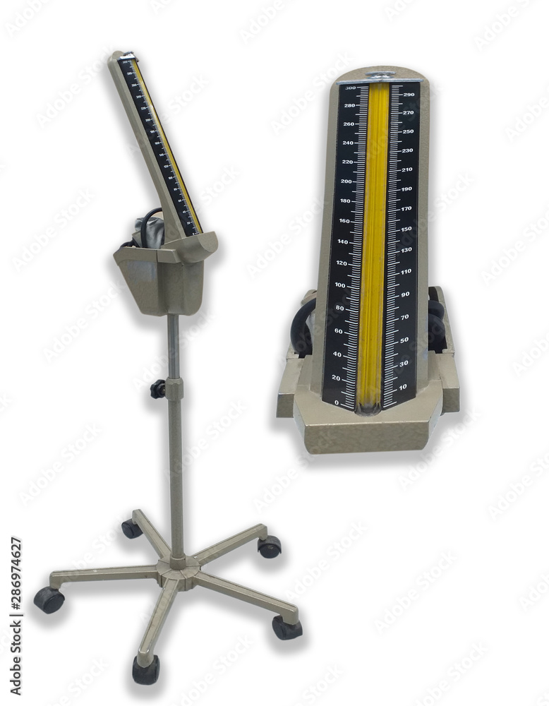 Hand-controlled blood pressure monitoring devices With separate poles ...