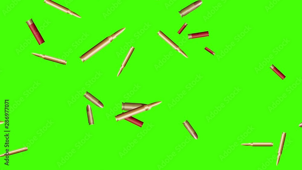 bullet amumunition green screen amumunition weapon amumunition bullet ...