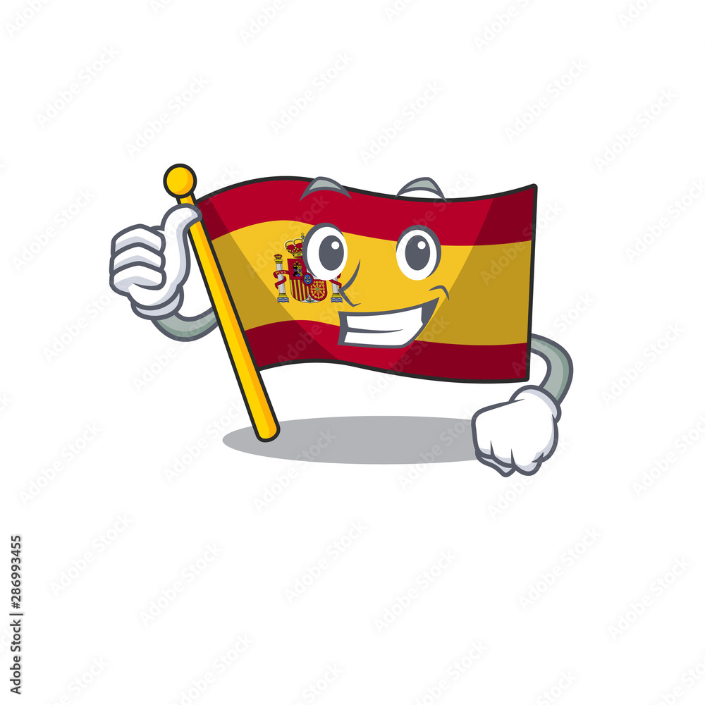 Spanish Flag Cartoon