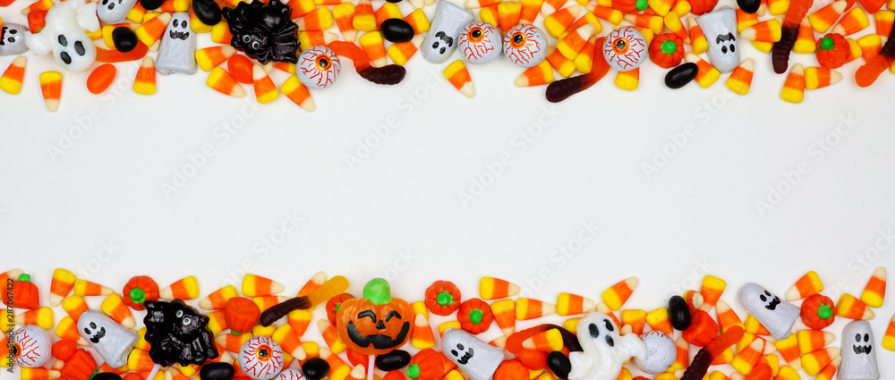 Halloween Candy Border Clip Art