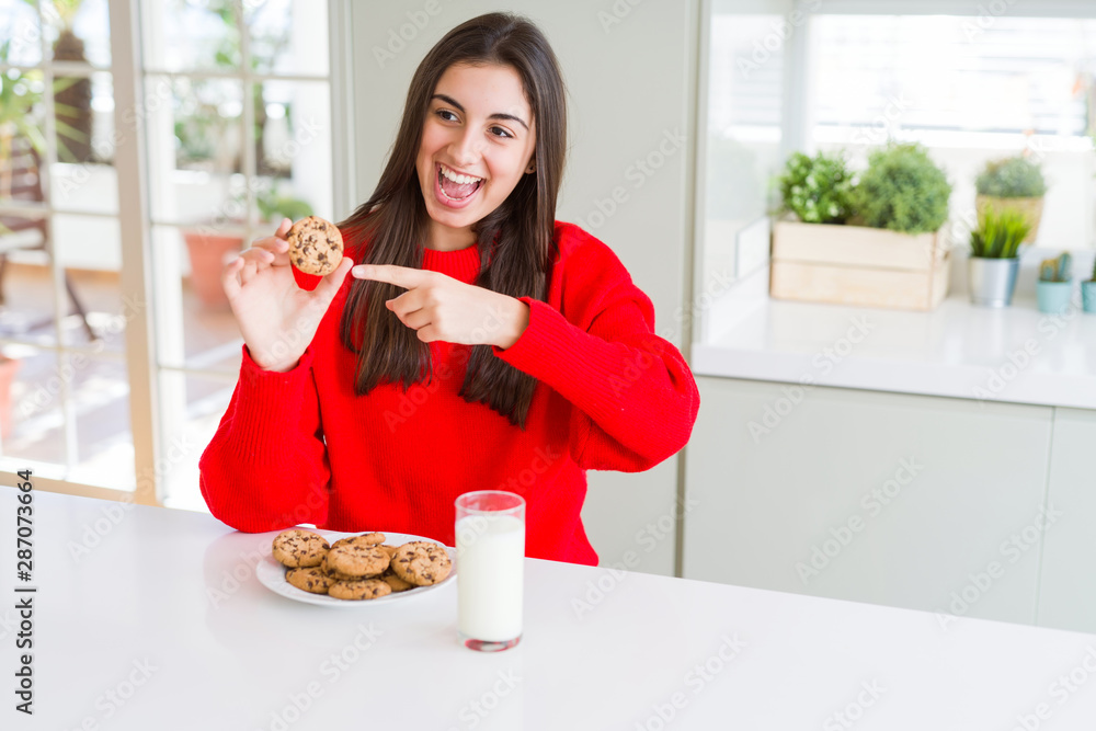 Women Eating Chocolate Morsels