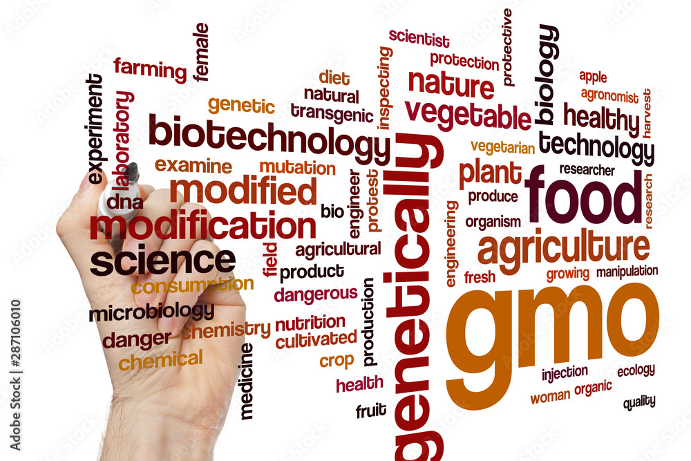 GMO word cloud Stock Photo | Adobe Stock