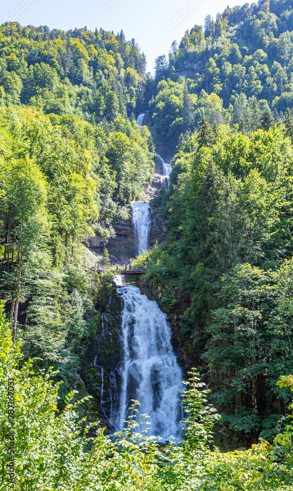 Giessbach Waterfalls Stock Photo | Adobe Stock