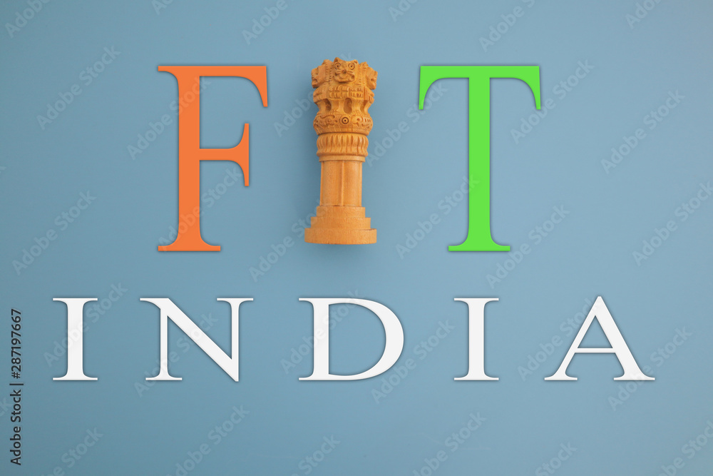 Foto de Fit India Movement recently launched by Government of India to ...