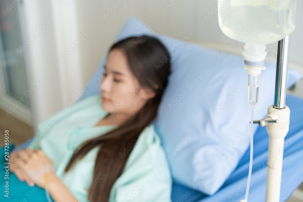 Sick People In Hospital