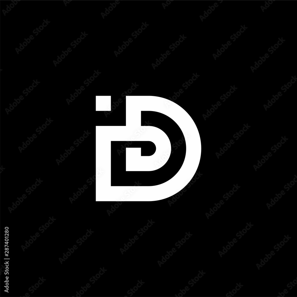 Letter ID logo icon design template elements Stock Vector | Adobe Stock