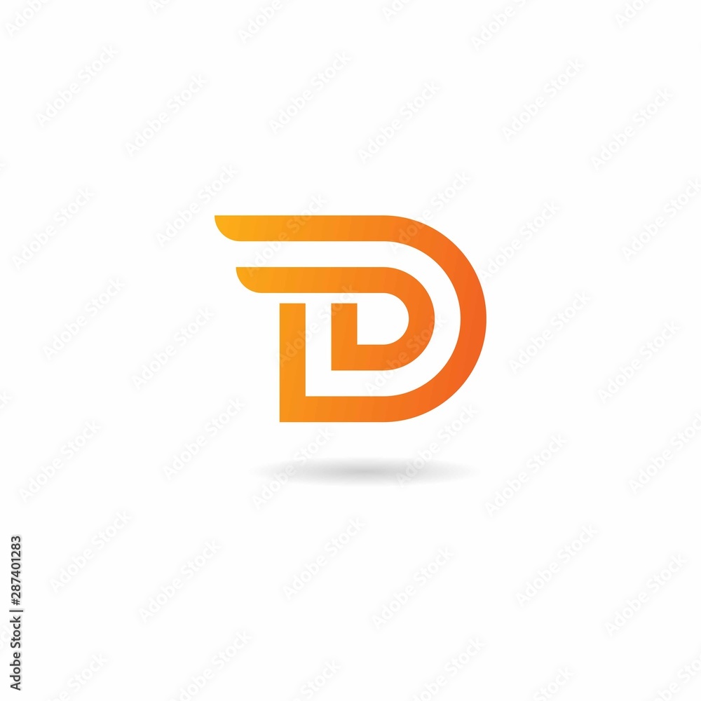 Letter D logo icon design template elements Stock Vector | Adobe Stock
