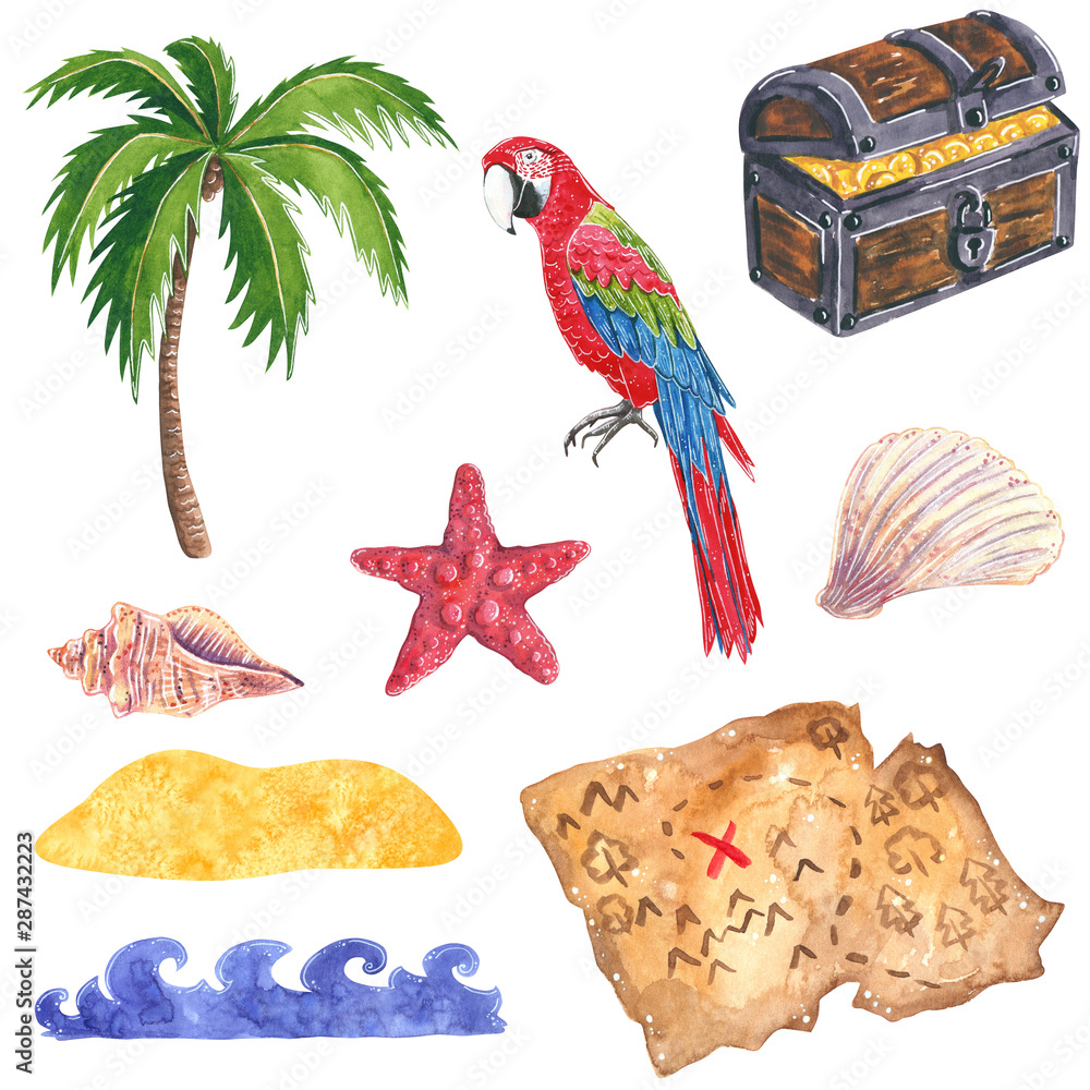 Gold Pirate Coin Clipart