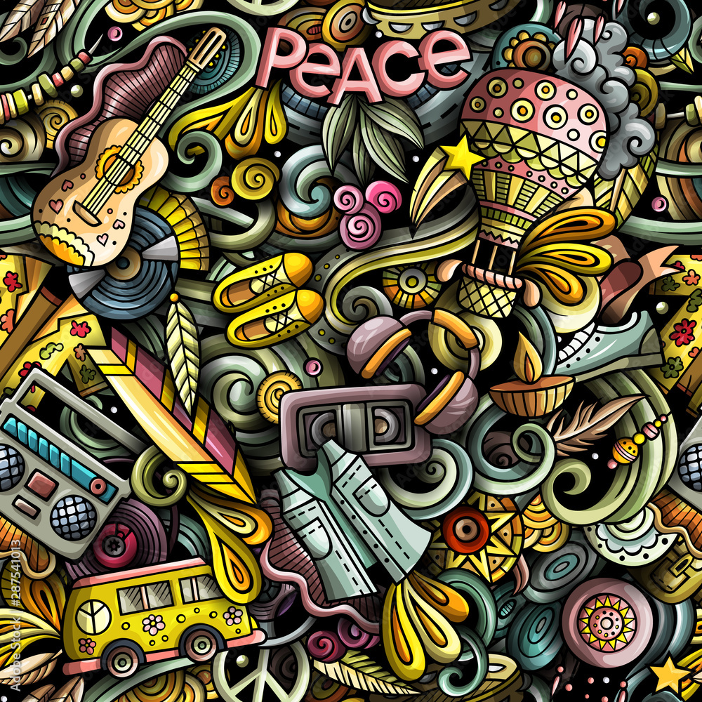 Hippie Pattern Backgrounds