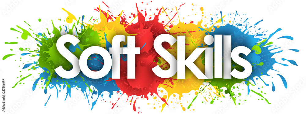Soft Skills in splash’s background Stock Illustration | Adobe Stock