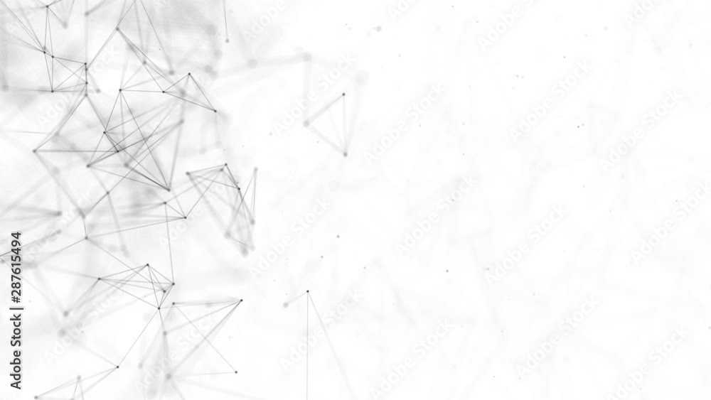 Connected cells with links. High technology process. Abstract ...