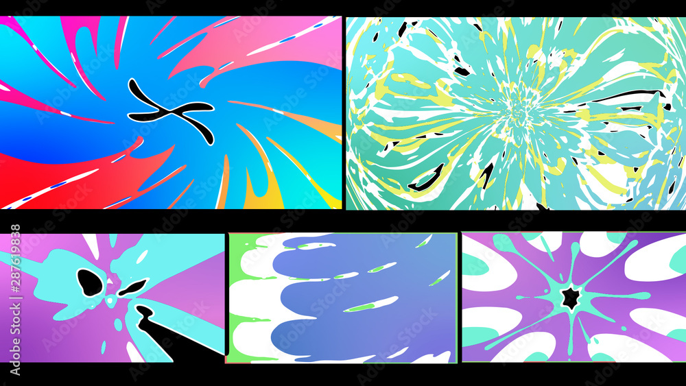 Liquid Gradient Transitions Stock Template | Adobe Stock