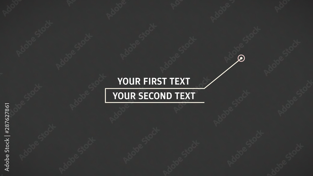 Line Call Out Titles Stock Template | Adobe Stock