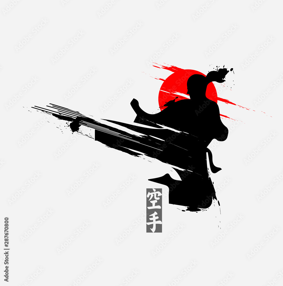 Martial Arts Silhouette Character Logo Vector Illustration Foreign martial-arts-silhouette-character-logo-vector-illustration-foreign