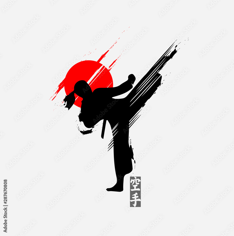 Martial Arts Silhouette Character Logo Vector Illustration Foreign martial-arts-silhouette-character-logo-vector-illustration-foreign