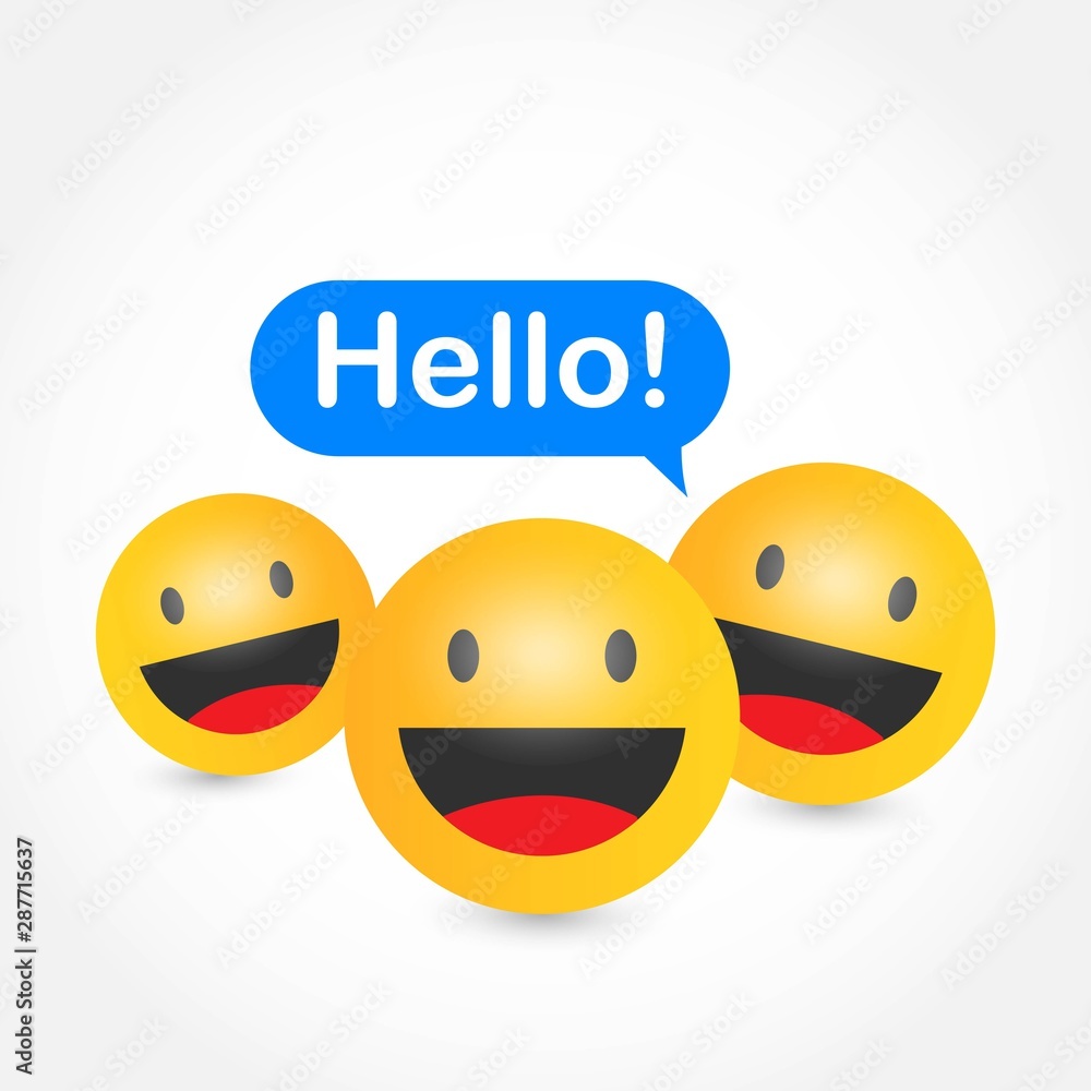 Hello Smiley Images