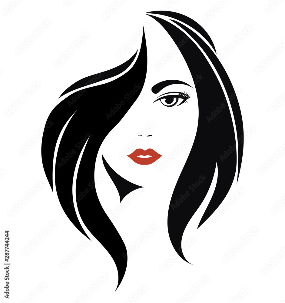 Female Head Vector