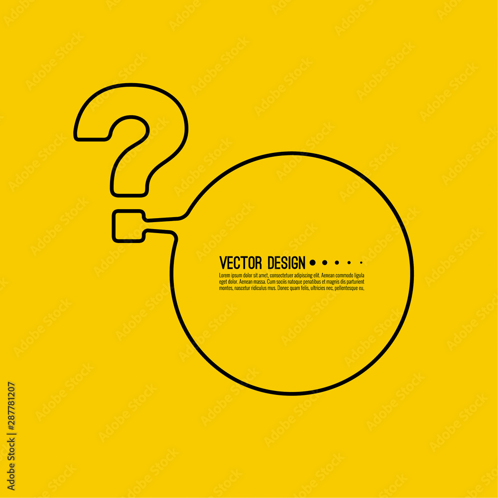 Question mark icon. Help symbol. FAQ sign on background. vector ...