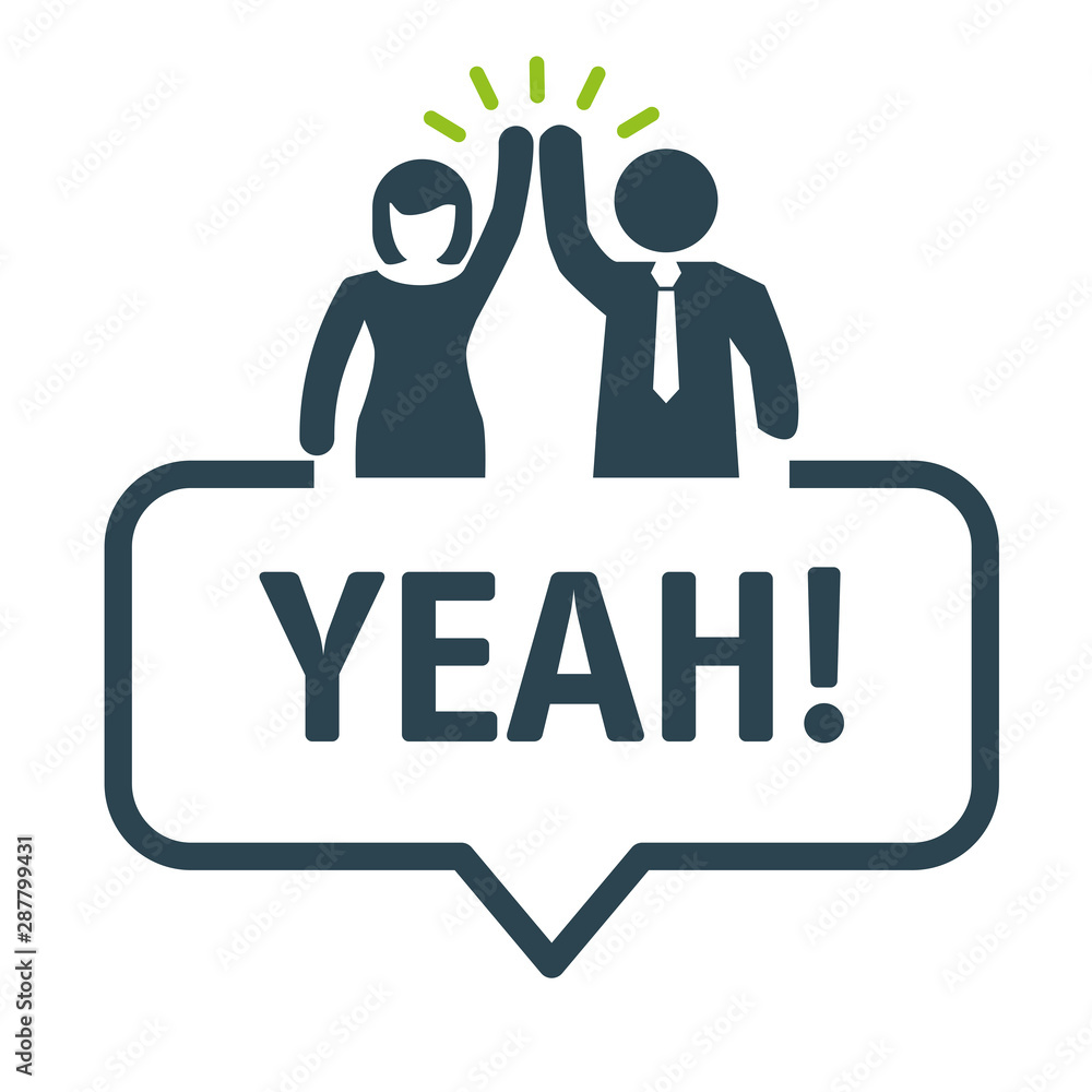 speech bubble yeah.eps Stock Vector | Adobe Stock