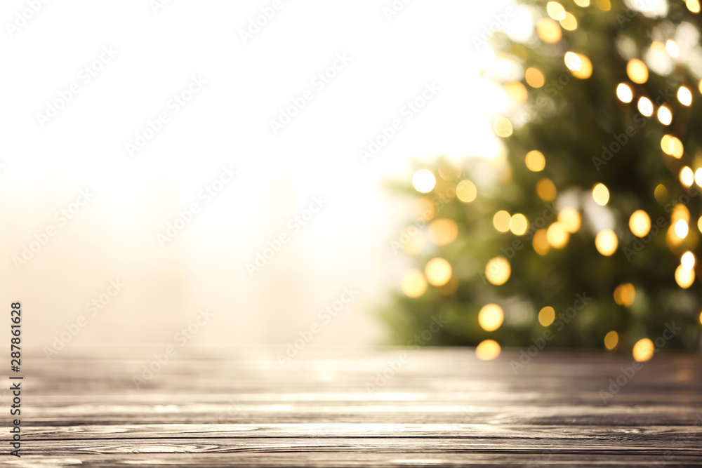 Blurry Christmas Lights Background