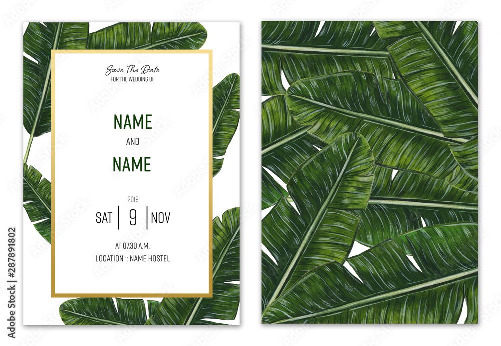 Banana Invitation Template