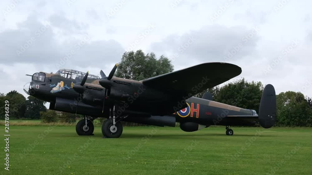 Avro Lancaster heavy bomber showing detail. British world war two ...