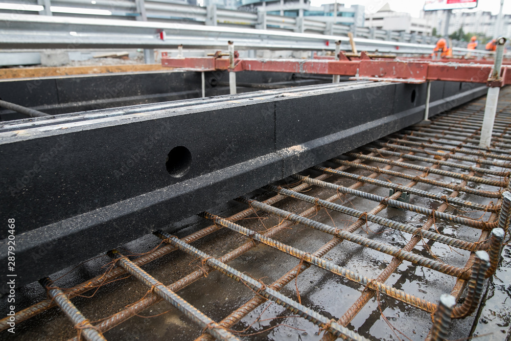 Repair of the railway tram line. Installation of new modern silent ...