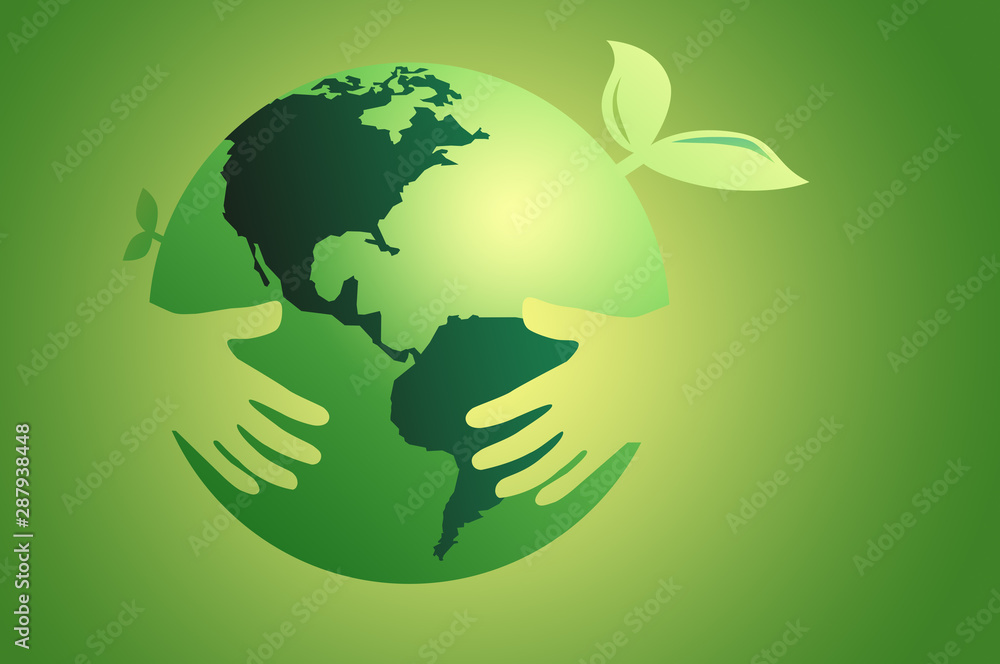 Green, environmental protection, earth, ecology, plants, low carbon ...